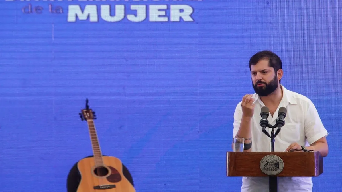 Gabriel Boric destaca brecha de género en política y anuncia reforma ...